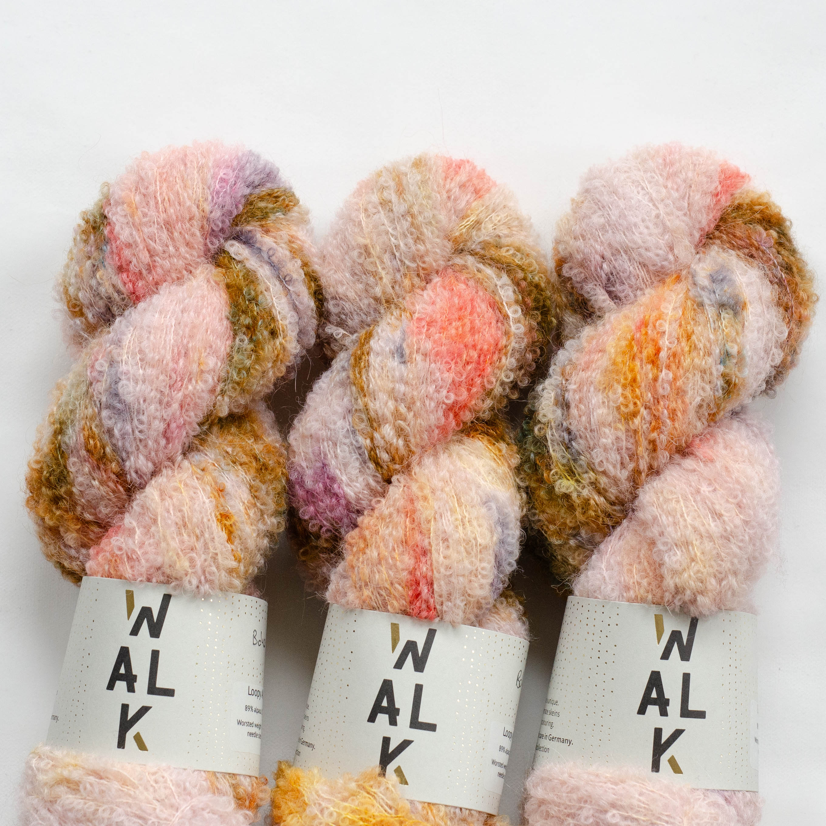 Walk Collection luxury yarns hand dyed in Germany