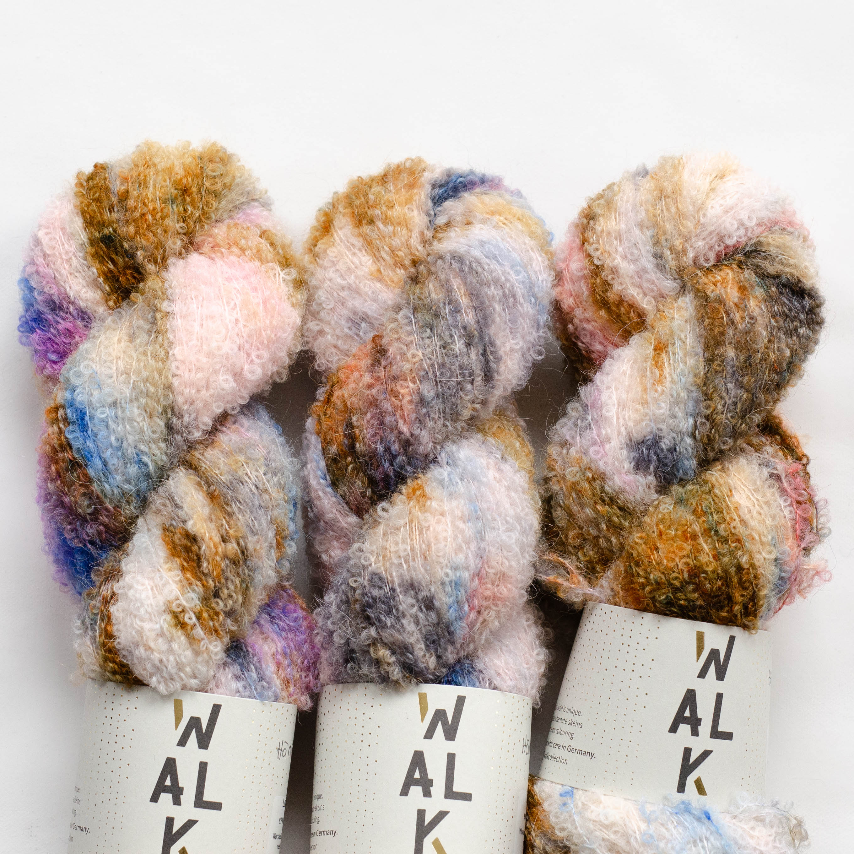 Walk Collection luxury yarns hand dyed in Germany