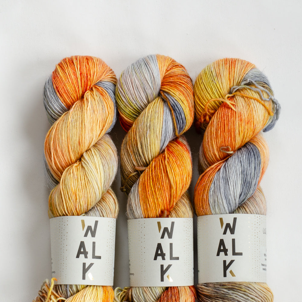 Walk Collection luxury yarns hand dyed in Germany