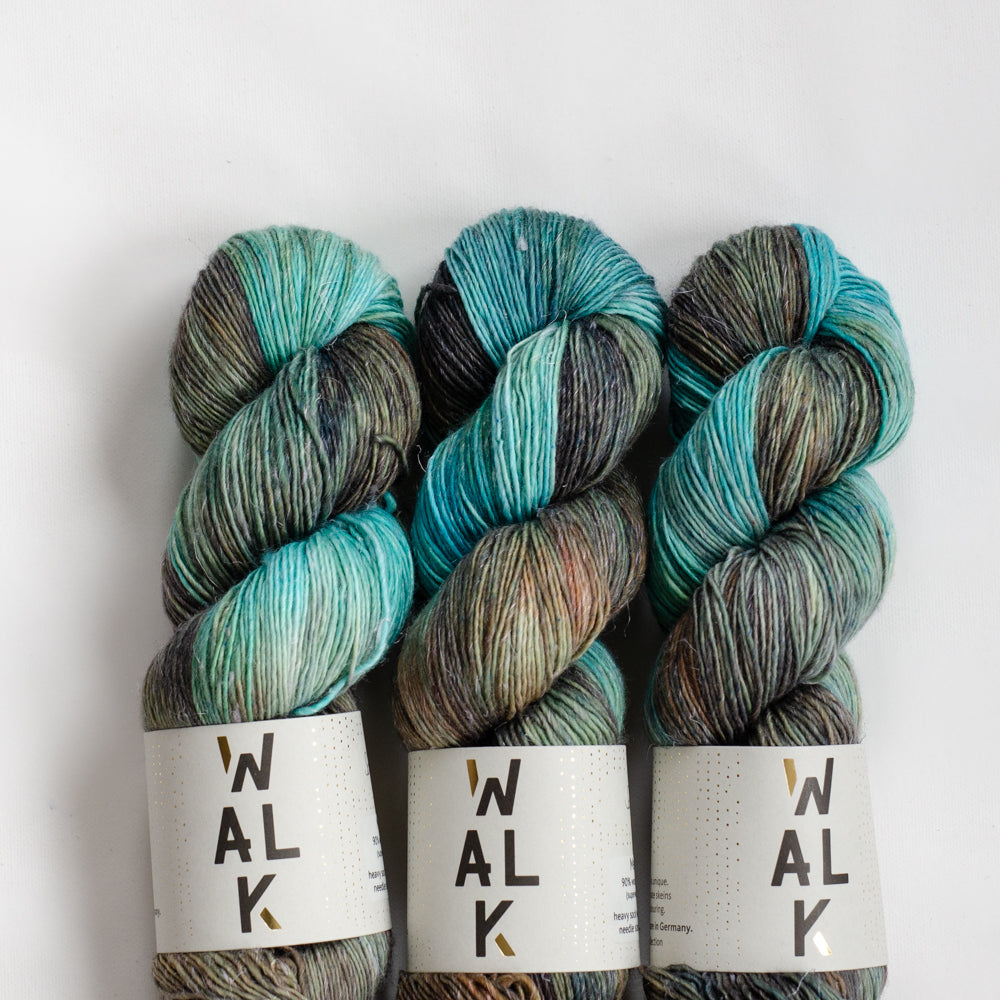 Walk Collection luxury yarns hand dyed in Germany