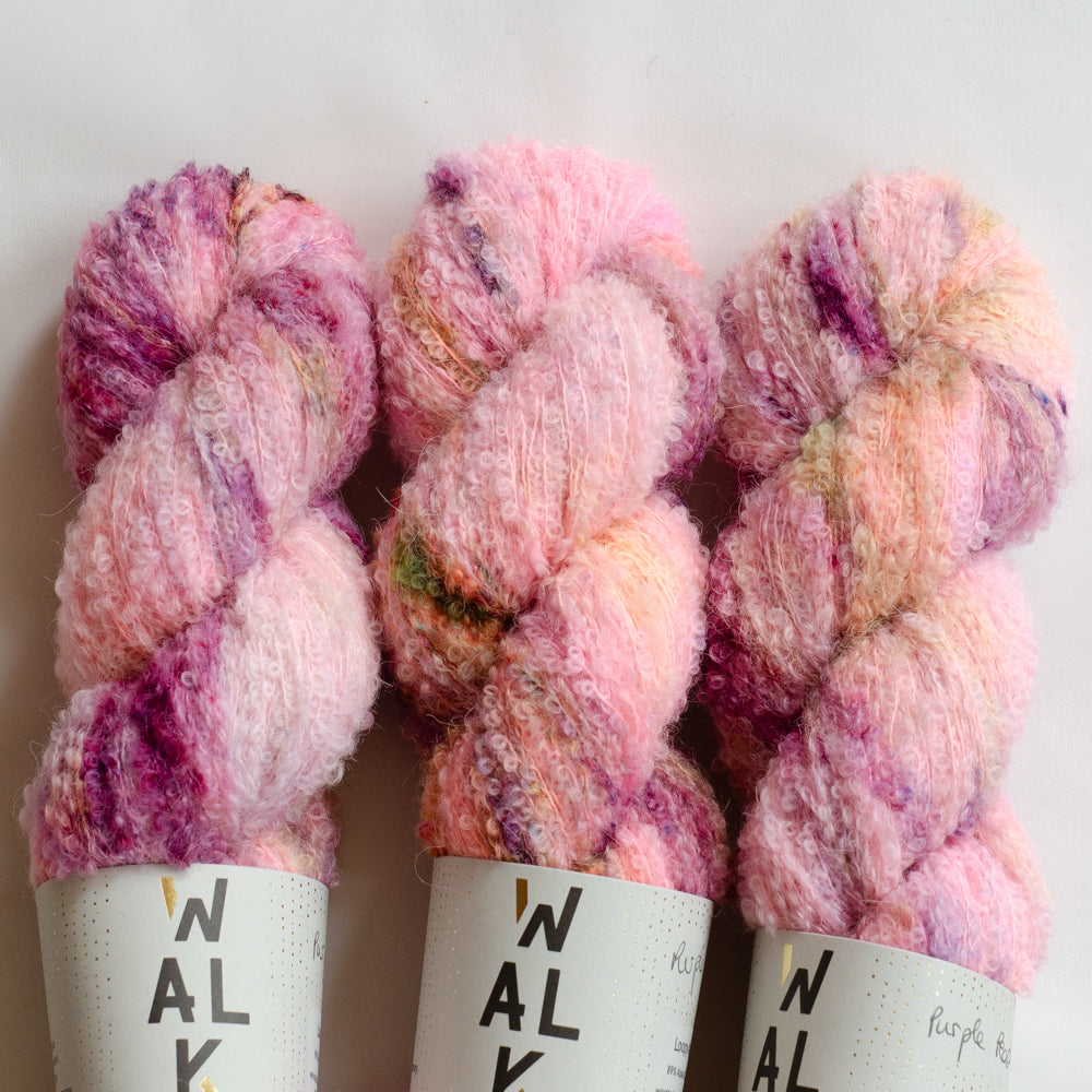 Loopy Alpaca "Purple Peach" - ready to ship colors – Walk Collection