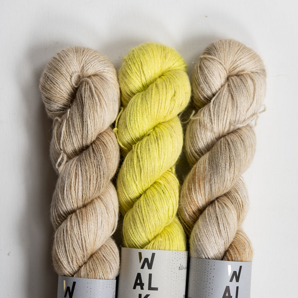 Walk Collection luxury yarns hand dyed in Germany